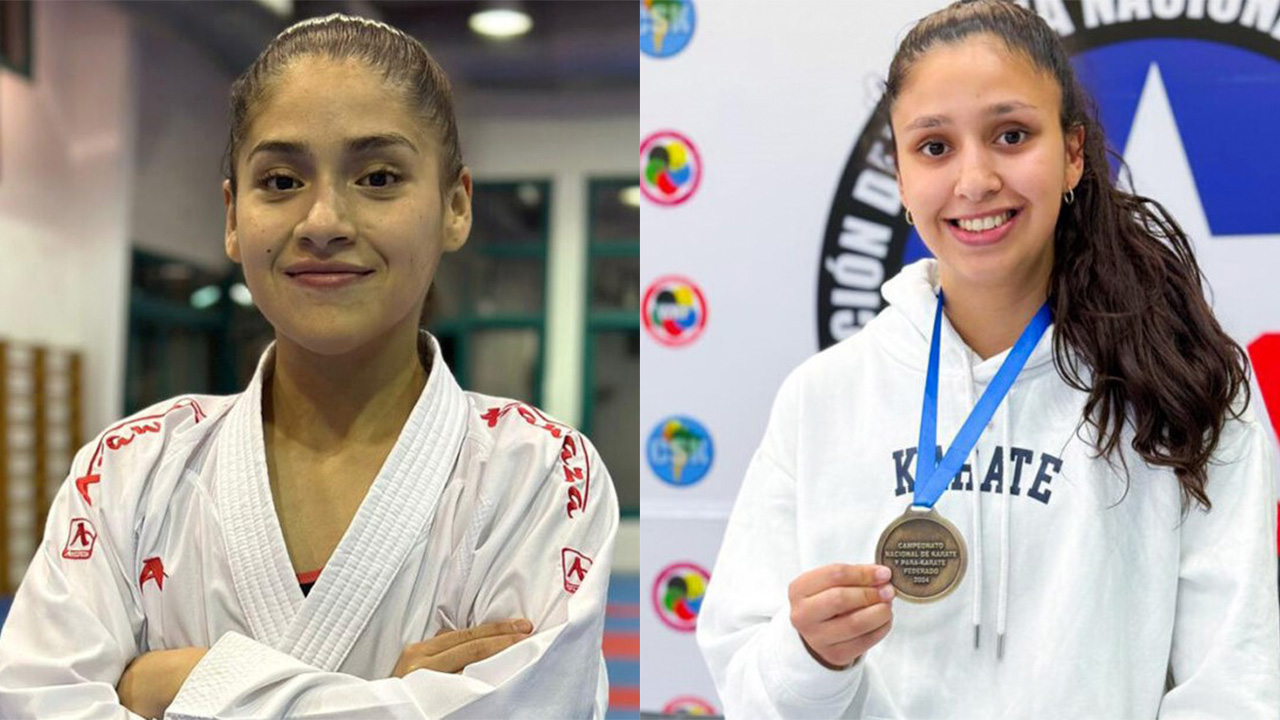 Las karatekas copiapinas, Fernanda y Valentina Vega Rojas ...